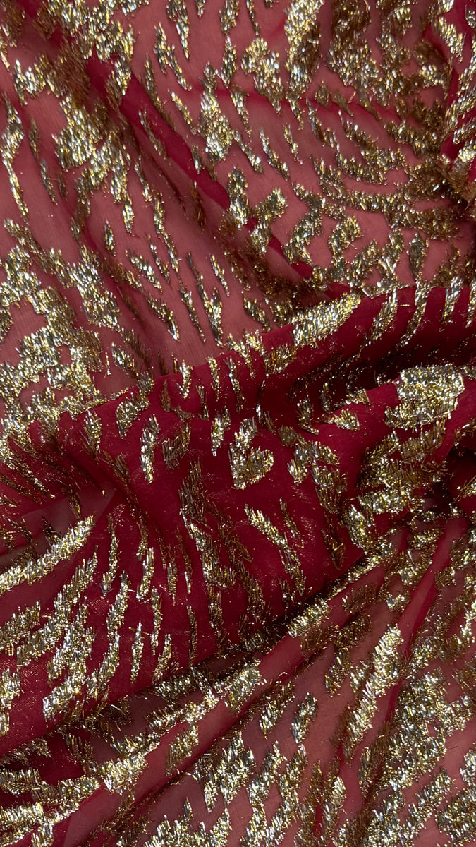 Italian Chiffon Velvet Devore $210p/metre – Alla Moda Fabric