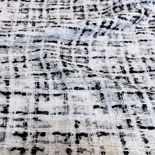 Chanel Italian Tweed Cotton Blend 380p metre